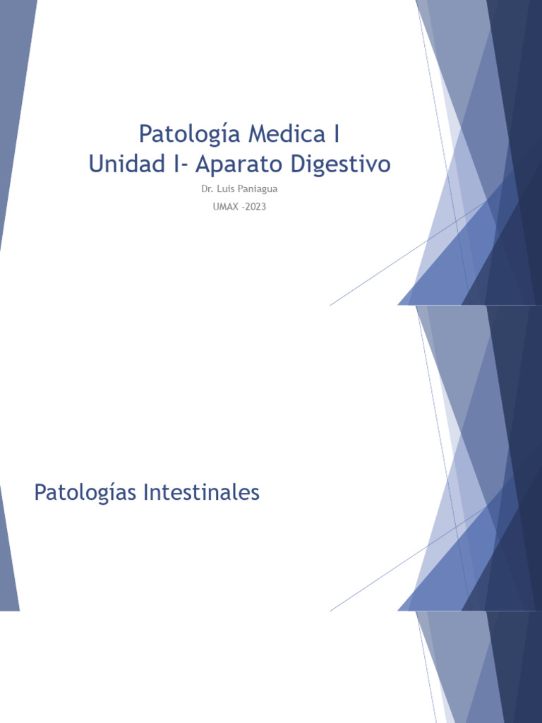 Clase 01 - Enfermedades Intestinales | PDF | Diarrea | Enfermedad celíaca