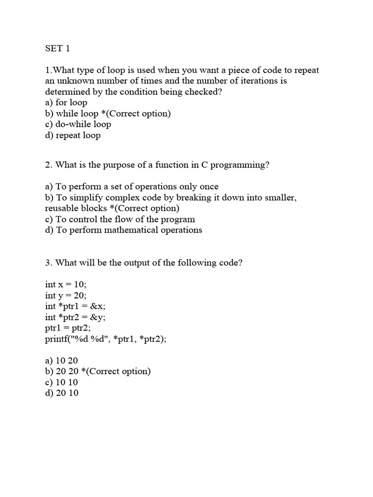 Set 1 | PDF