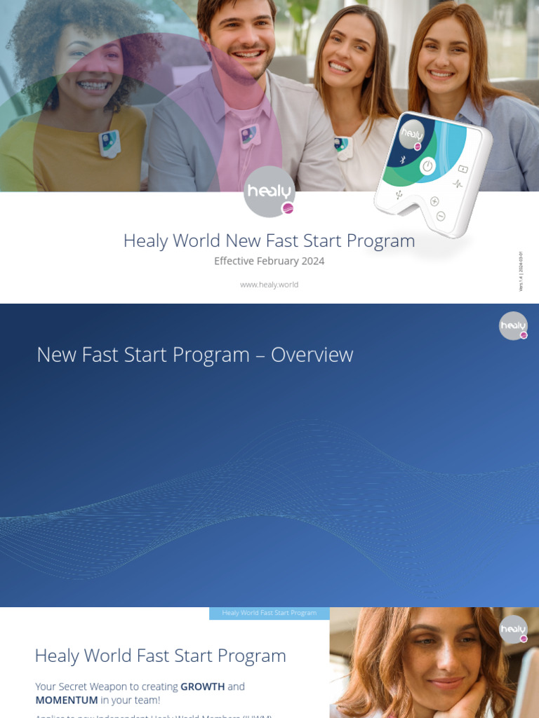 Healy World Presentation Fast Start en US | PDF | Economies | Business