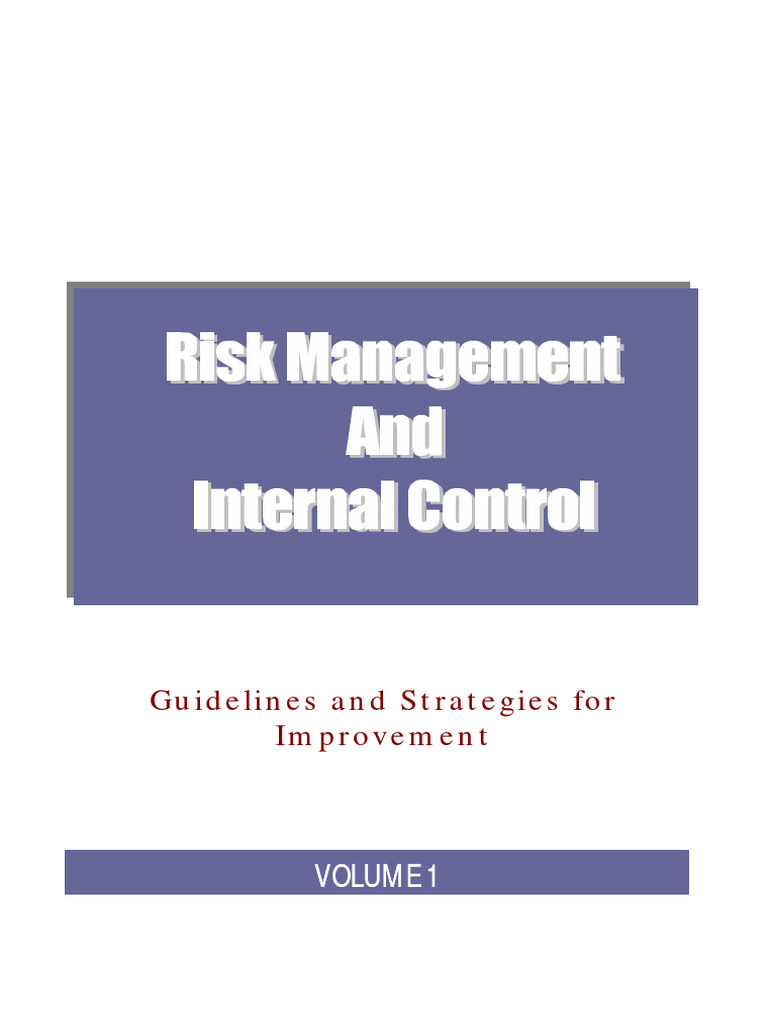 Internal Control Toolkit 1-1-fwd | Download Free PDF | Internal Control | Risk Management
