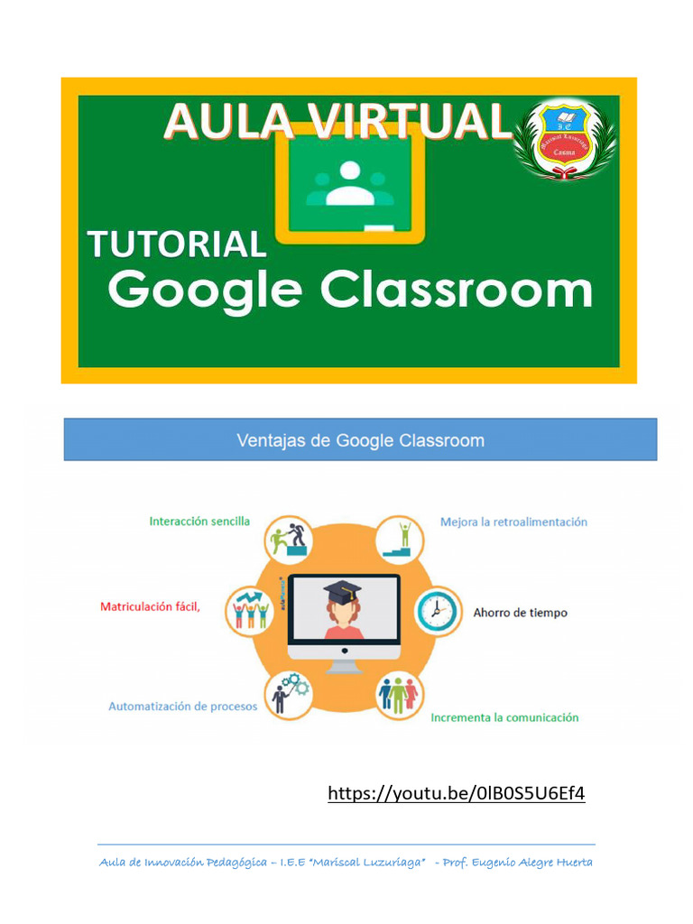 Guía de Google Classroom para Docentes | PDF | Career & Growth ...