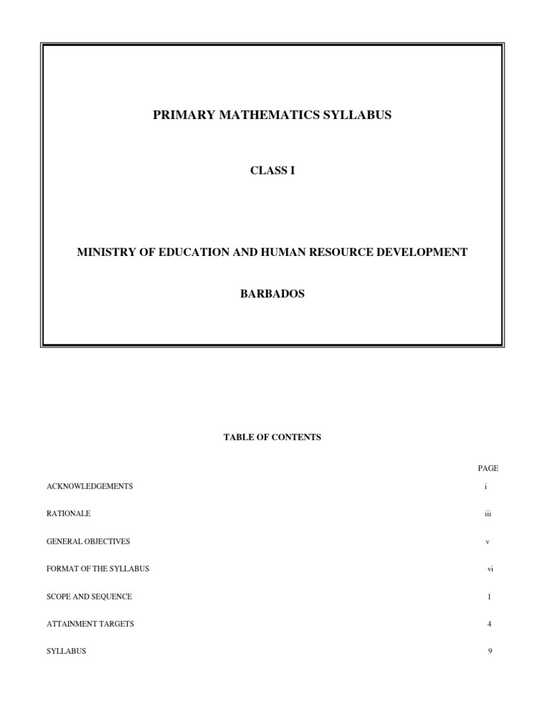 Class1 Maths | PDF | Educational Assessment | Mathematics