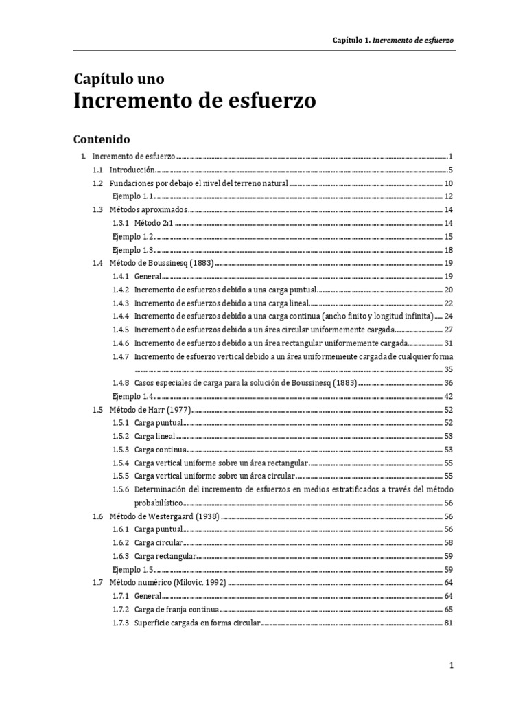 Cap01 Incremento de Esfuerzo | PDF | Fundación profunda | Presión