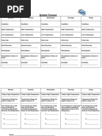 Weather Forecast Script Template | PDF | Language Arts & Discipline ...