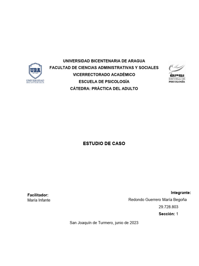 Redondo Maria Begoña - Practica Del Adulto - SUMATIVA 1 | PDF ...