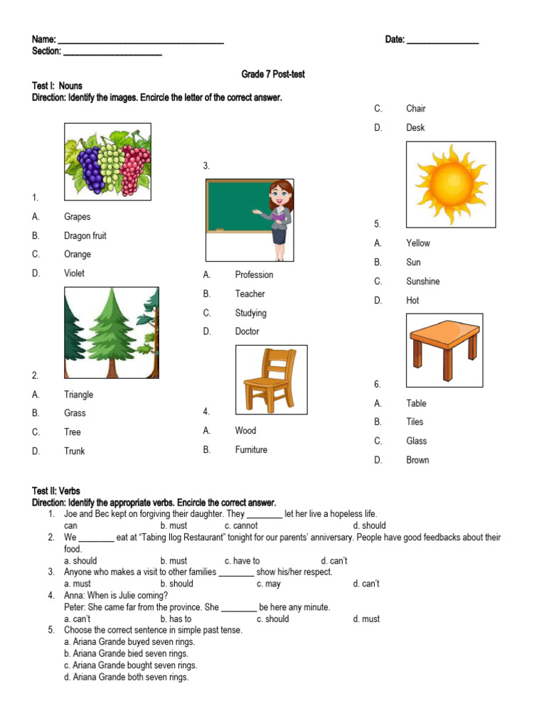 Set 2 Pre Test in Research | PDF | Grammar | Language Mechanics