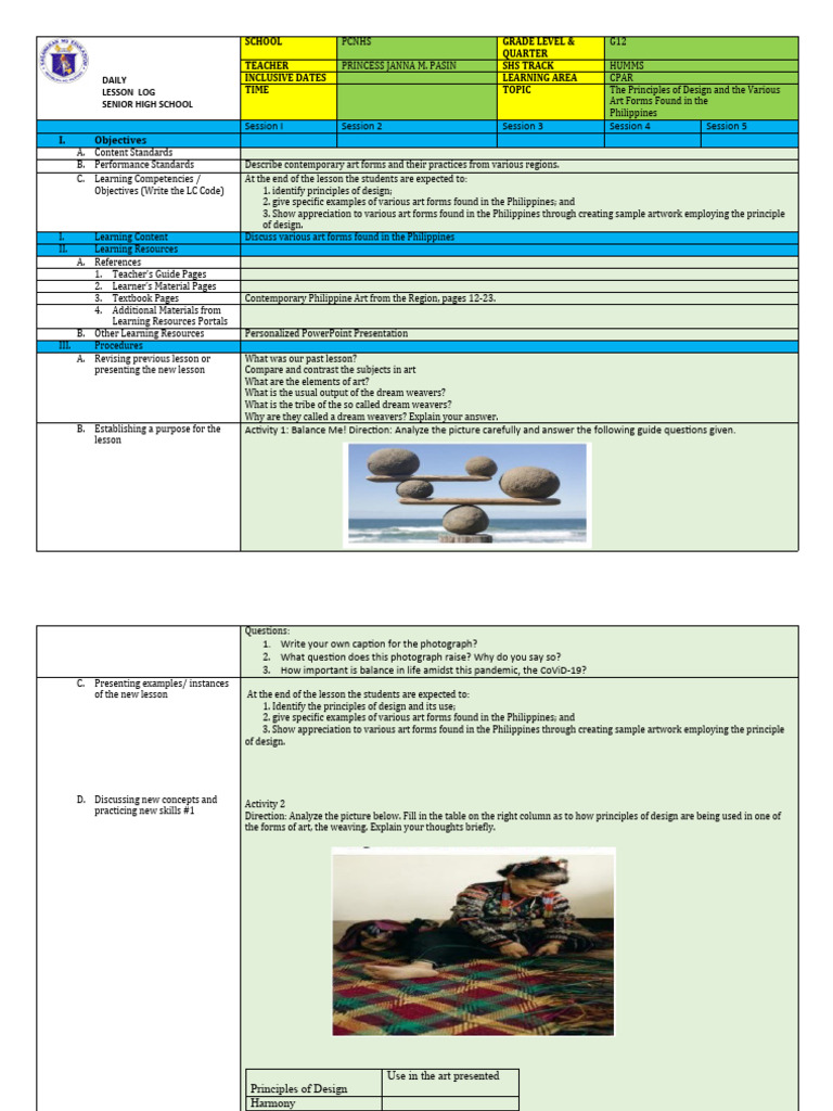 Session I Session 2 Session 3 Session 4 Session 5 | PDF