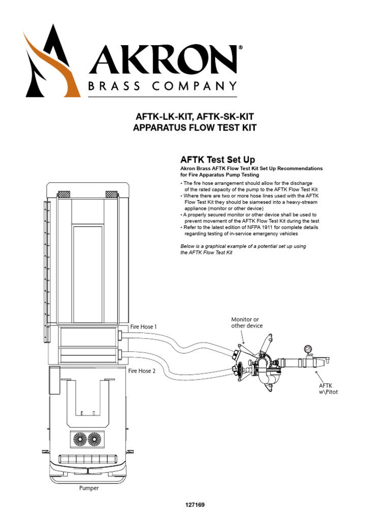 AFTK Flow Test Kit Setup Guide | PDF | Mechanical Engineering ...