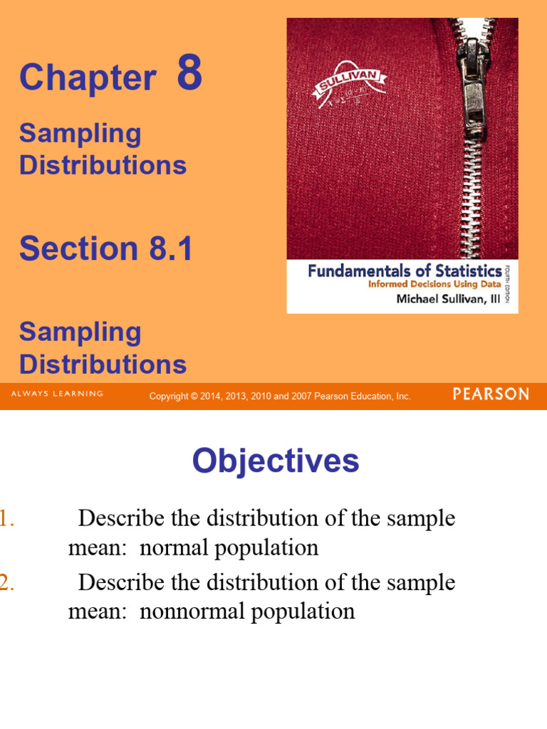 Section 8.1: Sampling Distributions | PDF | Standard Deviation | Normal Distribution
