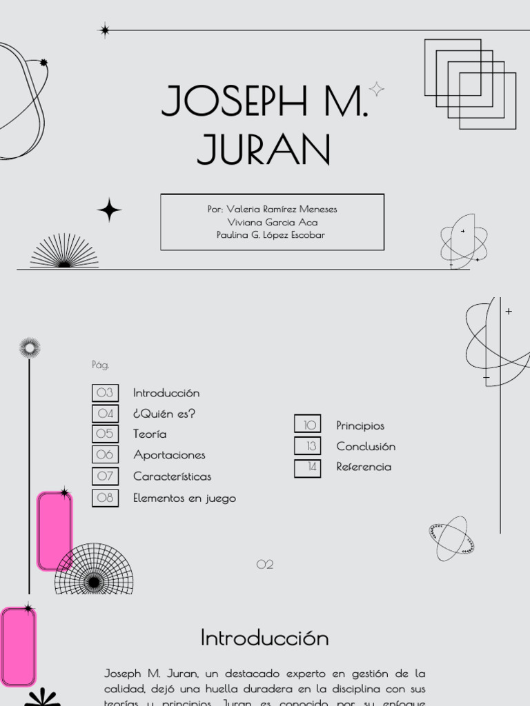 Joseph M. Juran y la Calidad | PDF | Calidad (comercial) | Gestión de ...