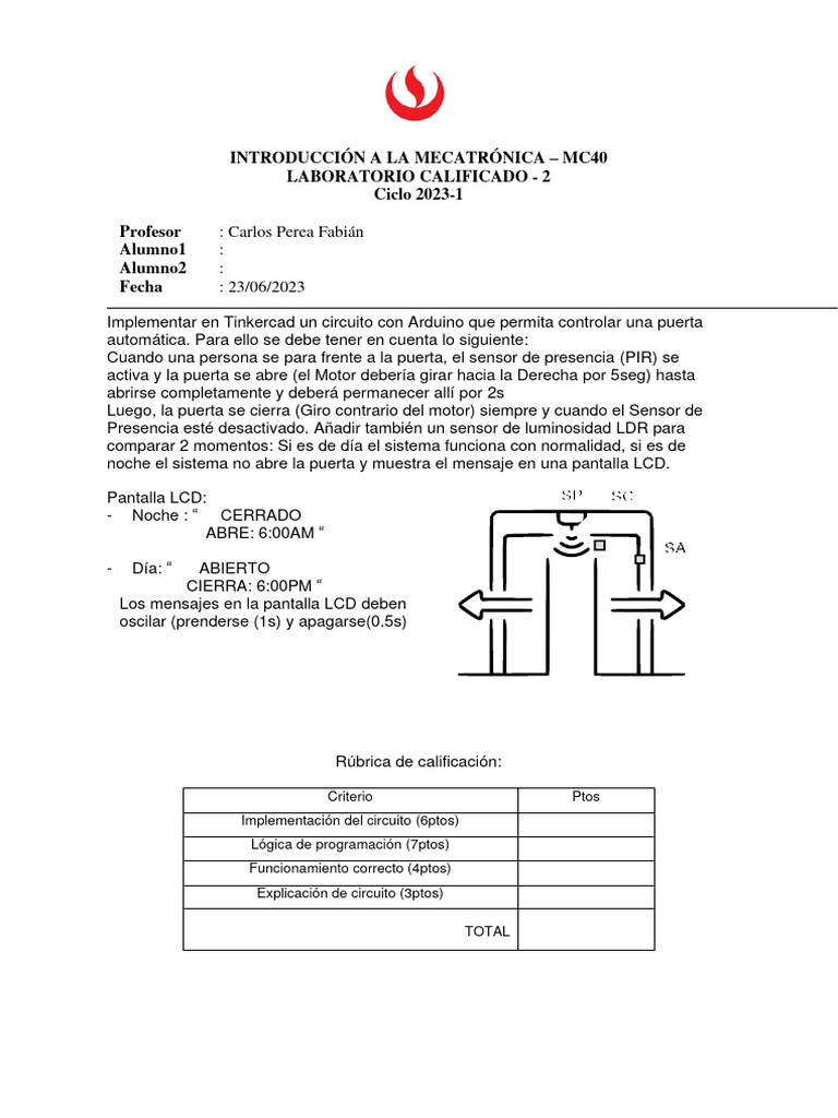 MC40 Im1a Lab2 2023-1 | PDF | Informática