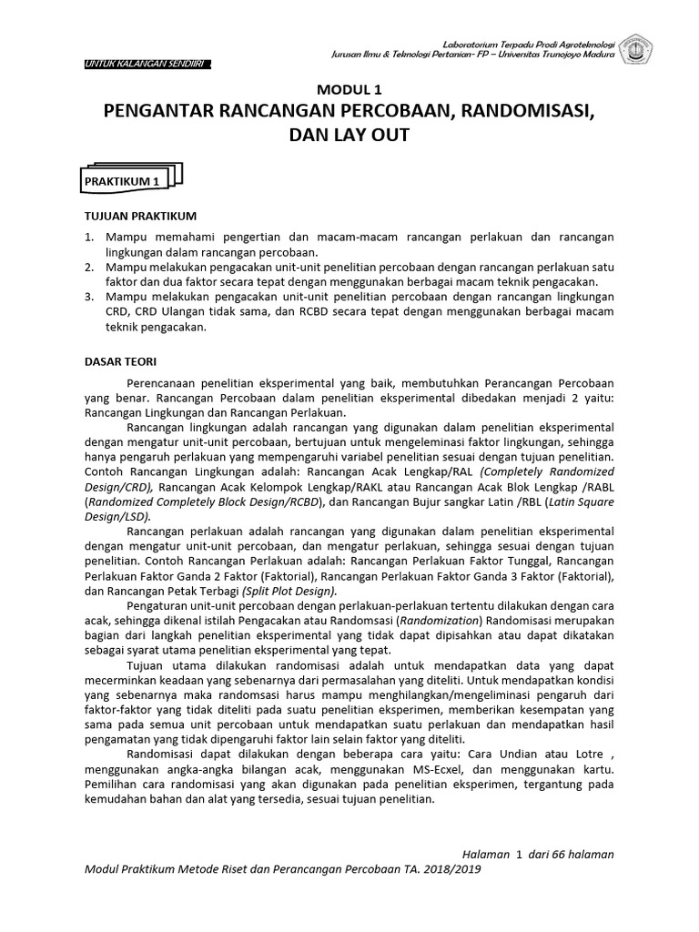 Praktikum 1 Rancob | PDF