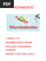 Mapa Conceptual Del Movimiento | PDF