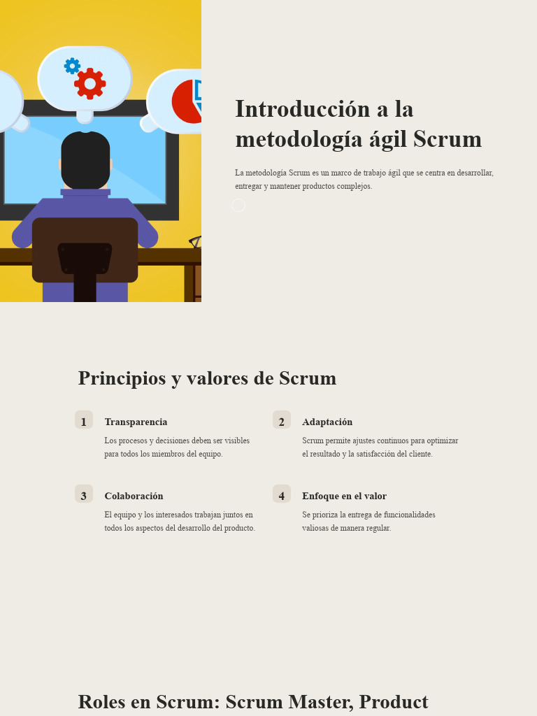 Introduccion A La Metodologia Agil Scrum | PDF | Scrum (desarrollo de software) | Economias