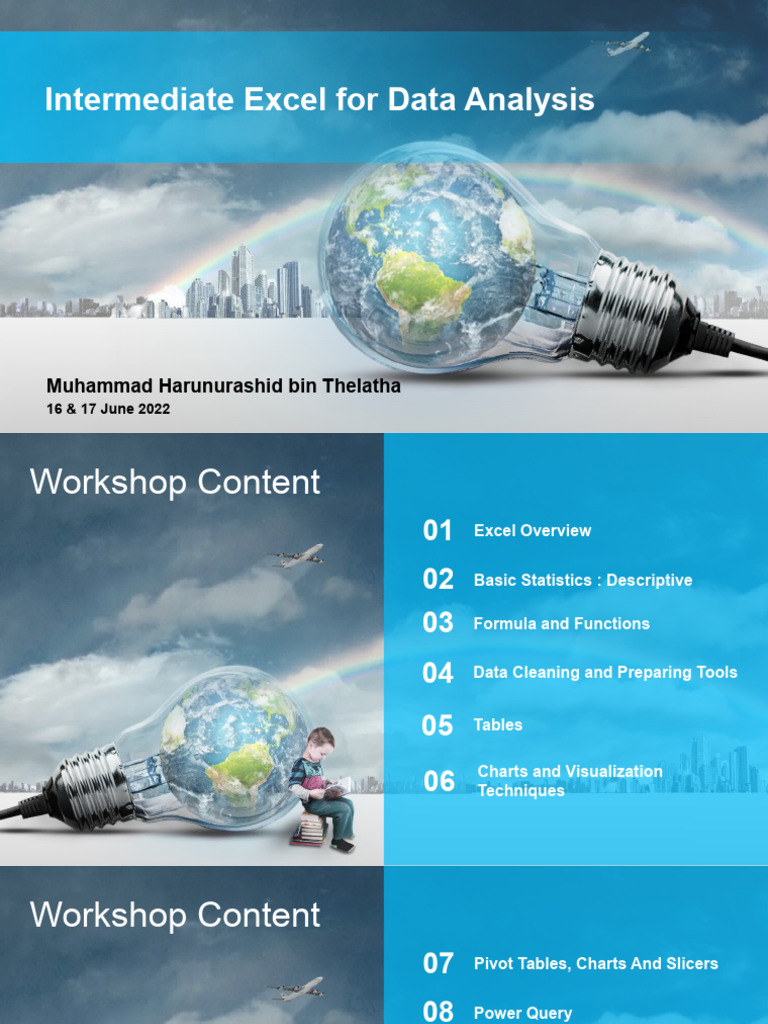 Excel Intermediate | PDF | Coefficient Of Variation | Spreadsheet