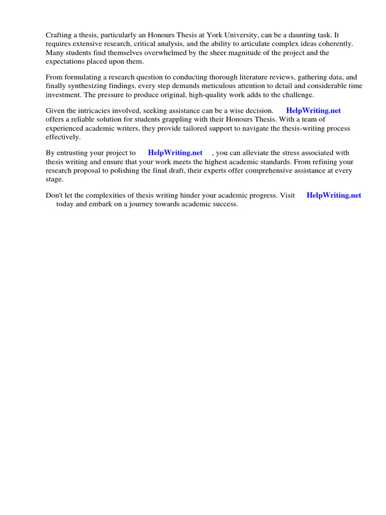 Honours Thesis Yorku | PDF | Machine Learning | Thesis Honours Thesis Yorku | PDF | Machine Learning | Thesis