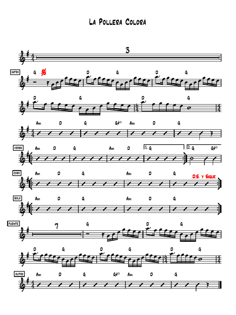 La Pollera Colorá | PDF