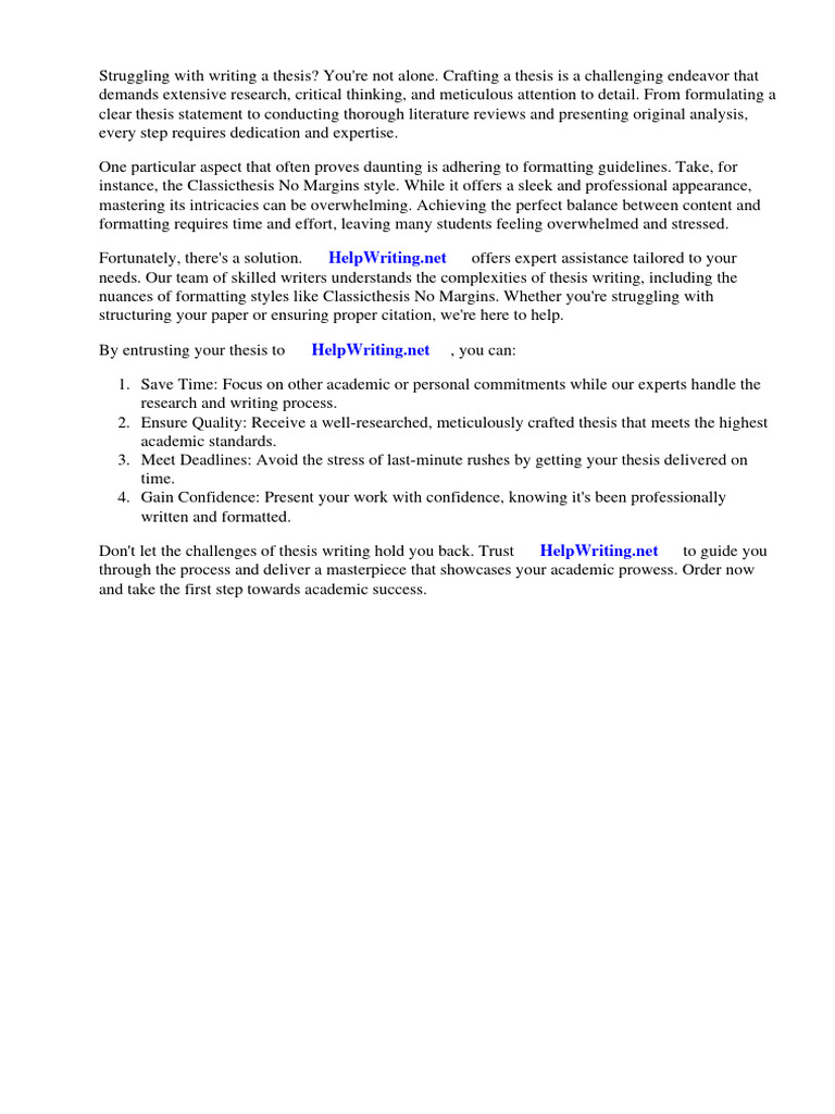 Classicthesis No Margins | PDF | Typefaces | Paragraph