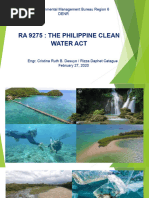 Annex 1 - 2 Water Body Classifications | PDF