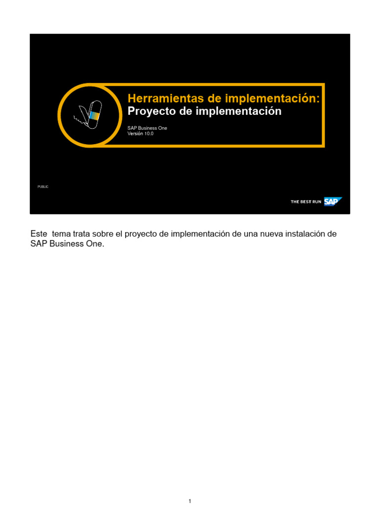 10 - Impl - 21 - ImplTools - ImplementationMethodology - ES - Proyecto de Implementación | PDF ...