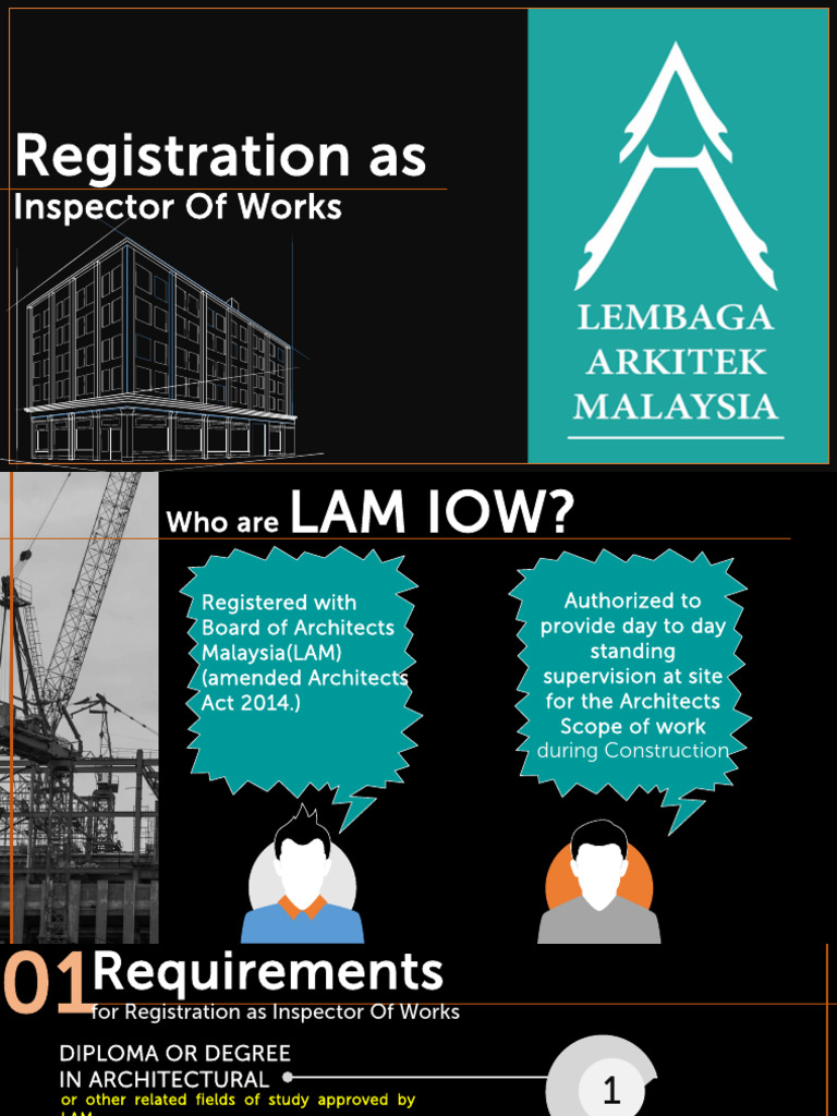 Inspector of Works Registration Guide | PDF | Architect