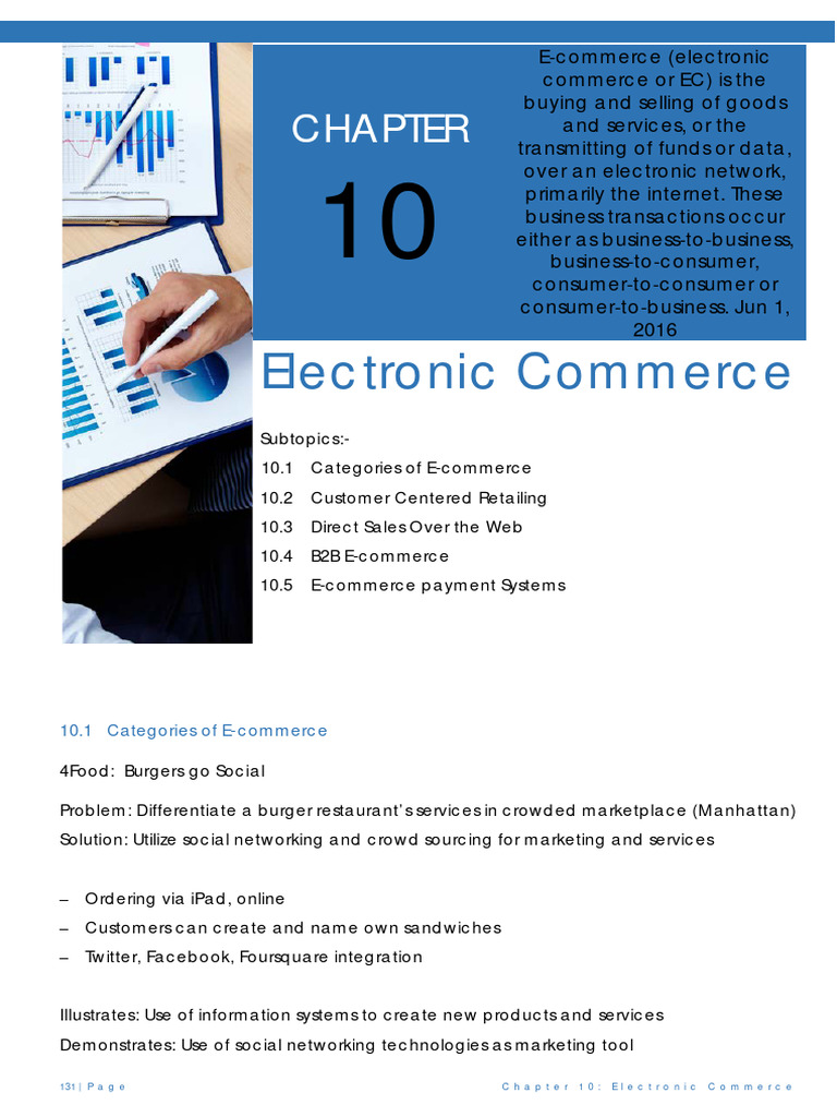 Computer in Business Ch10 | PDF | E Commerce | Marketing