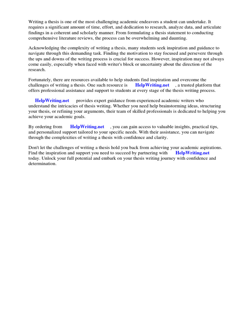 Acknowledgement Thesis Inspiration Download Free Pdf Thesis