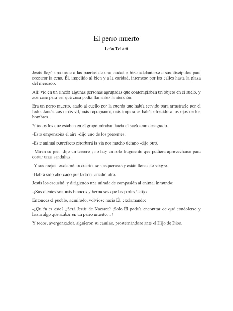 El Perro Muerto | PDF