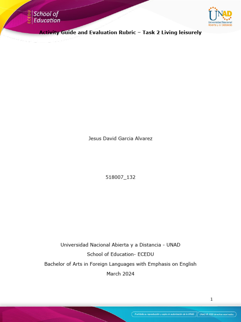 Annex 1 - Unique Annex. Template Task 2 | PDF