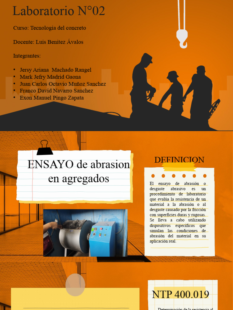 Informe De Laboratorio 02 Grupo 3 Descargar Gratis Pdf Hormigón
