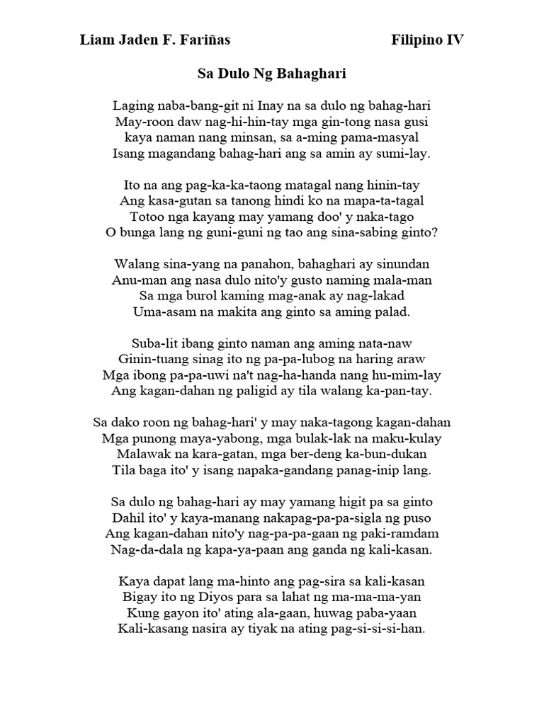 sa dulo ng bahaghari | PDF