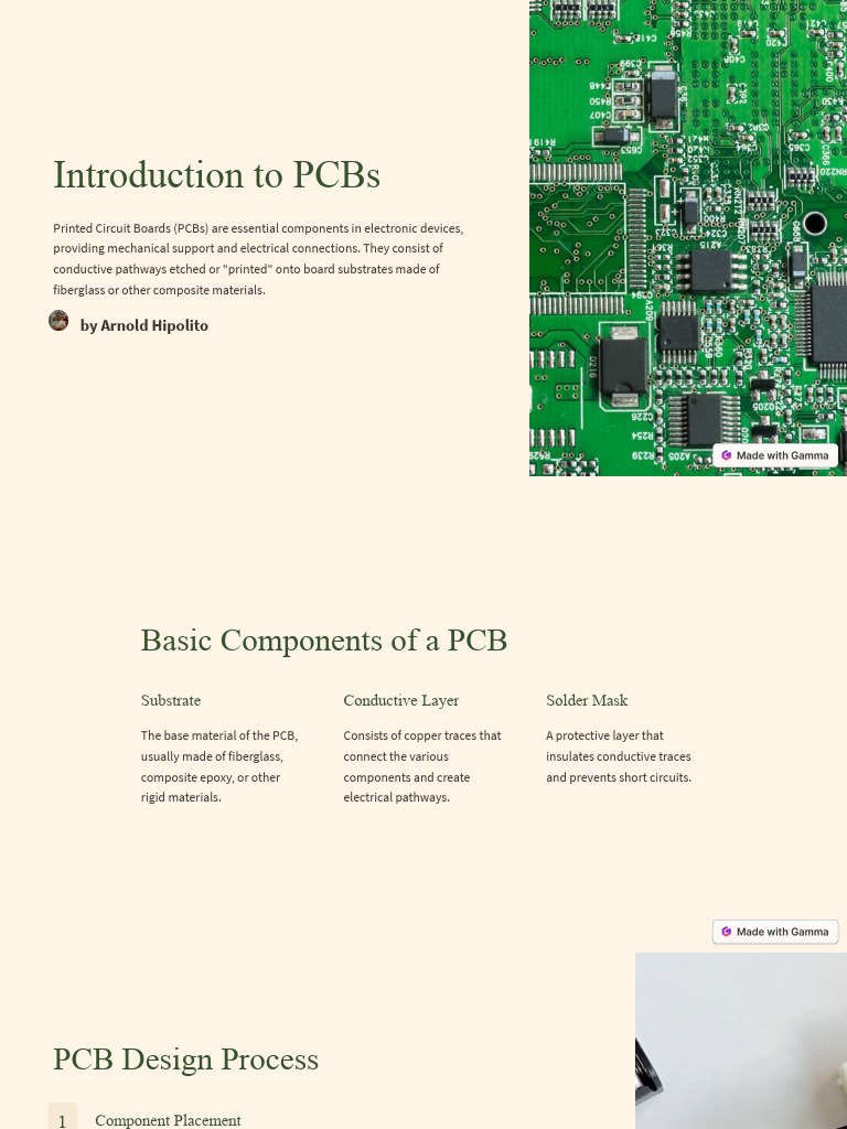 Introduction To PCBs | PDF | Printed Circuit Board | Design