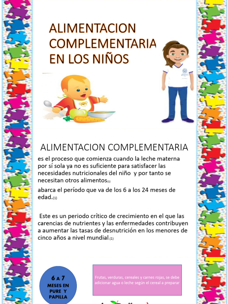 Rotafolio Alimentacion Complementaria | PDF