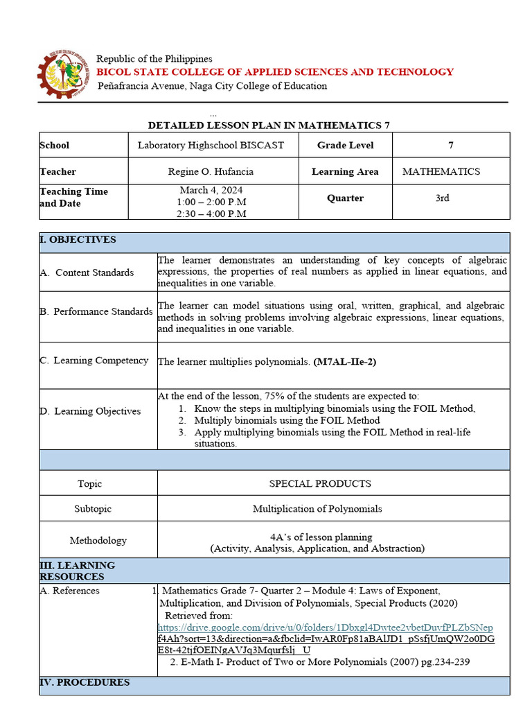 LP Special Products | PDF | Mathematics | Equations