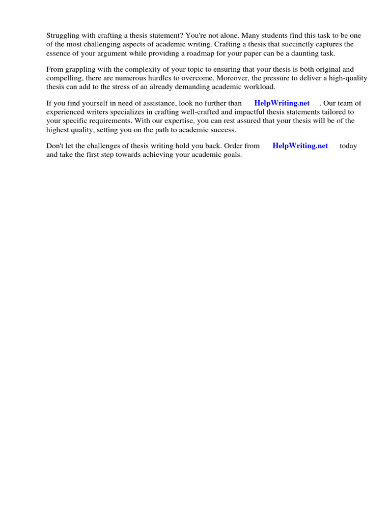 Thesis Statement Quiz PDF | PDF | Worksheet | Thesis