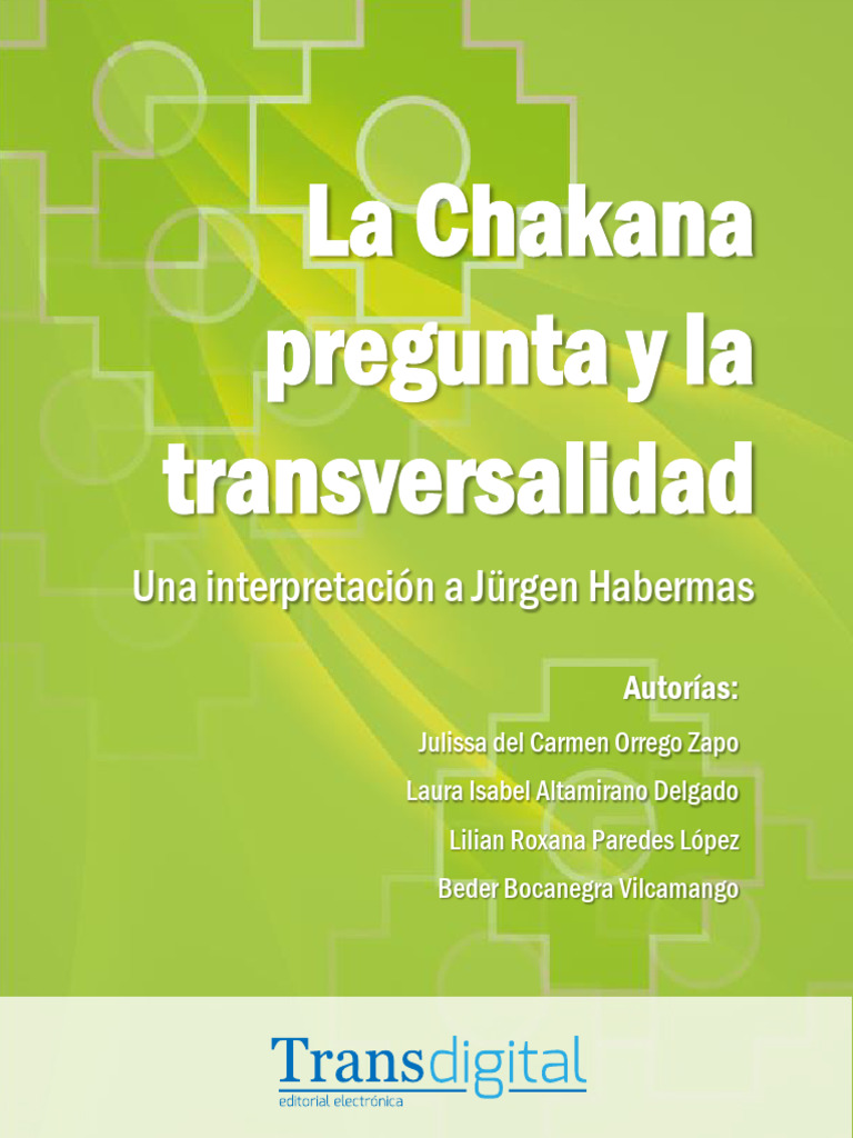 La Chakana Pregunta y La Transversalidad. Una Interpretación A Jürgen Habermas | PDF ...