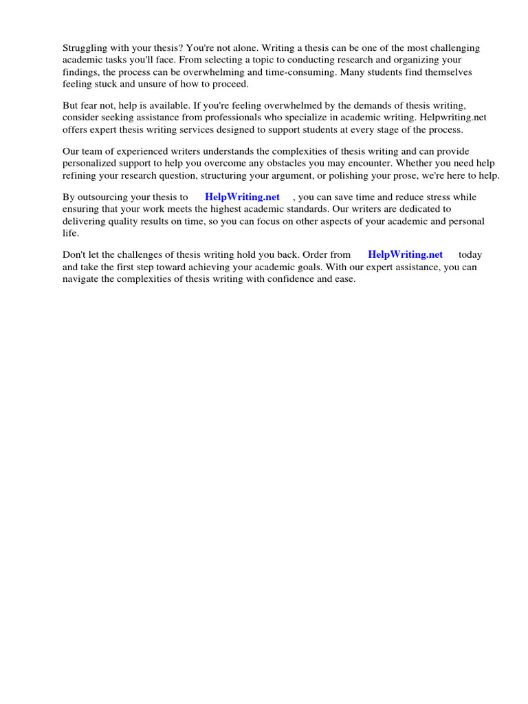 Thesis First Page | PDF | Thesis