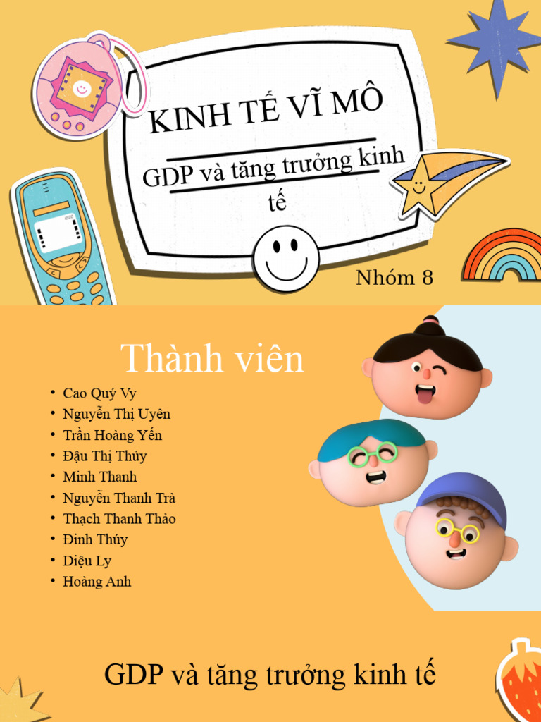 Kinh Tế Vĩ Mô Nhóm 8 | PDF