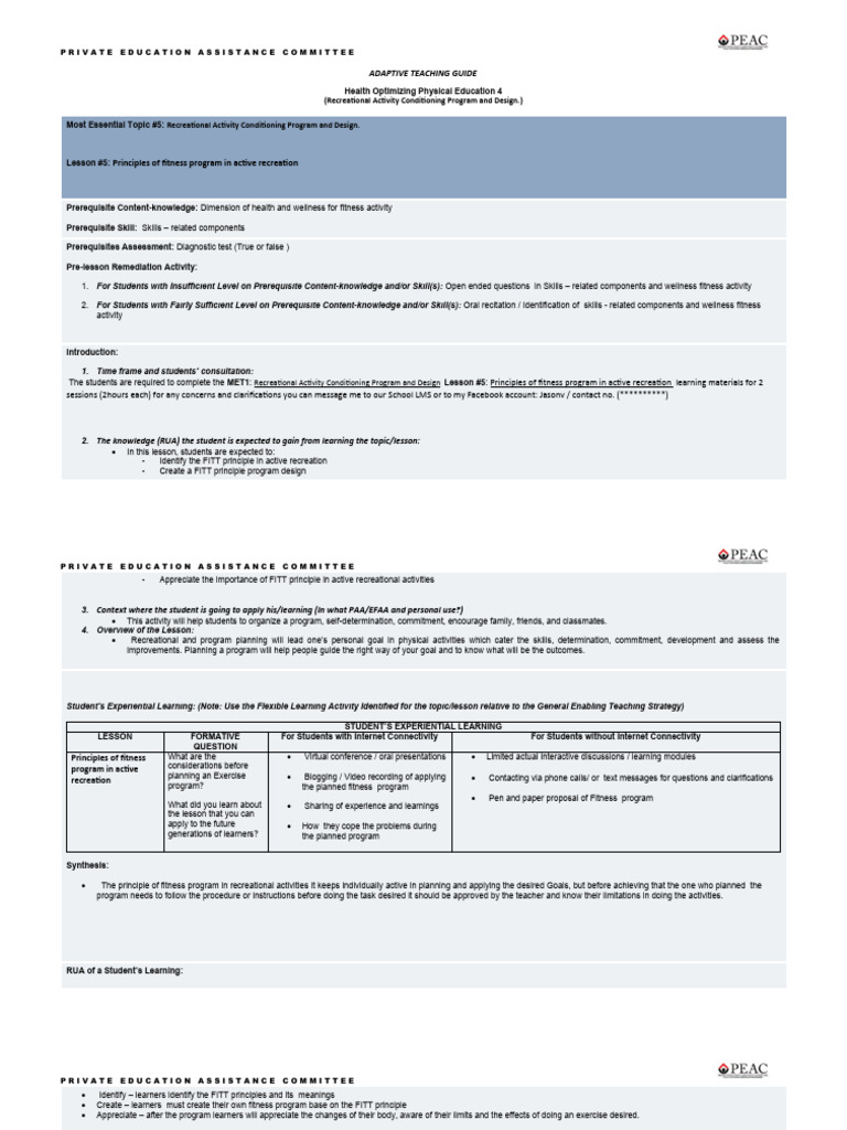Atg SHS | PDF | Learning | Cognitive Science