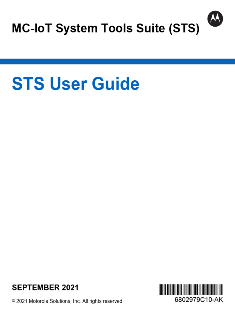 Mc-iot Sts User Guide | PDF | License | Copyright