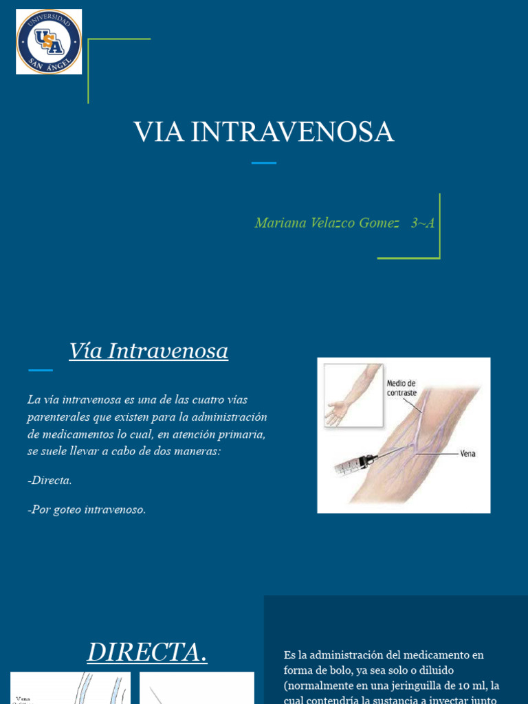 Venopunción | PDF | Terapia intravenosa | Medicamentos con receta