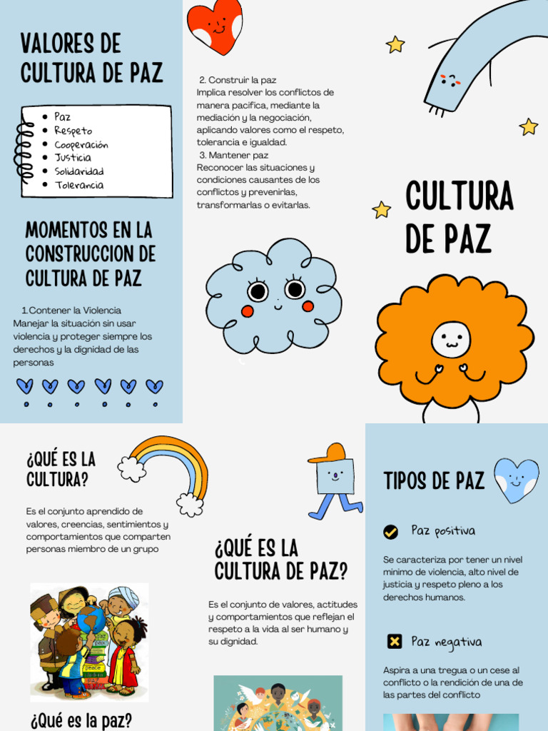 Cultura de Paz: Valores y Ejemplos | PDF | Paz | Conflicto (proceso)