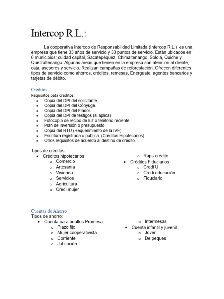 Intercop R | PDF | Economias | Business