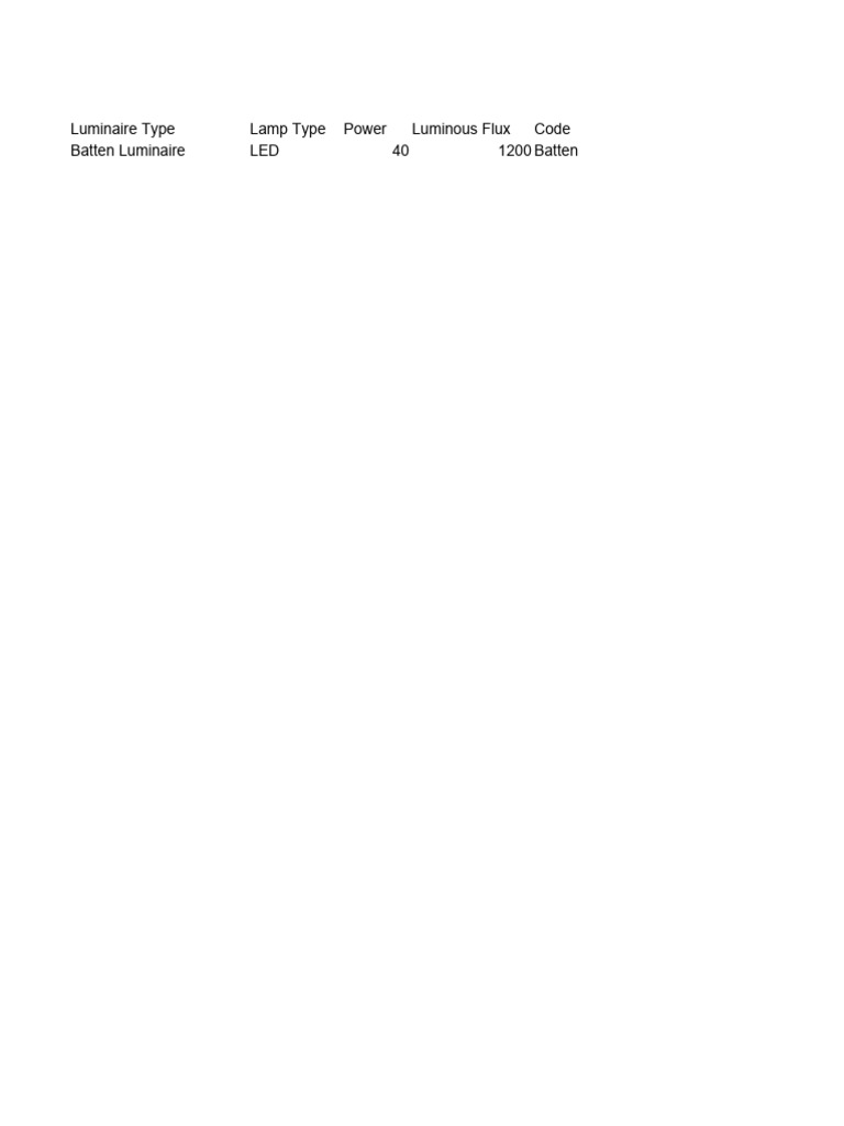 Manual Calculation of Lighting | PDF | Lighting | Building Engineering
