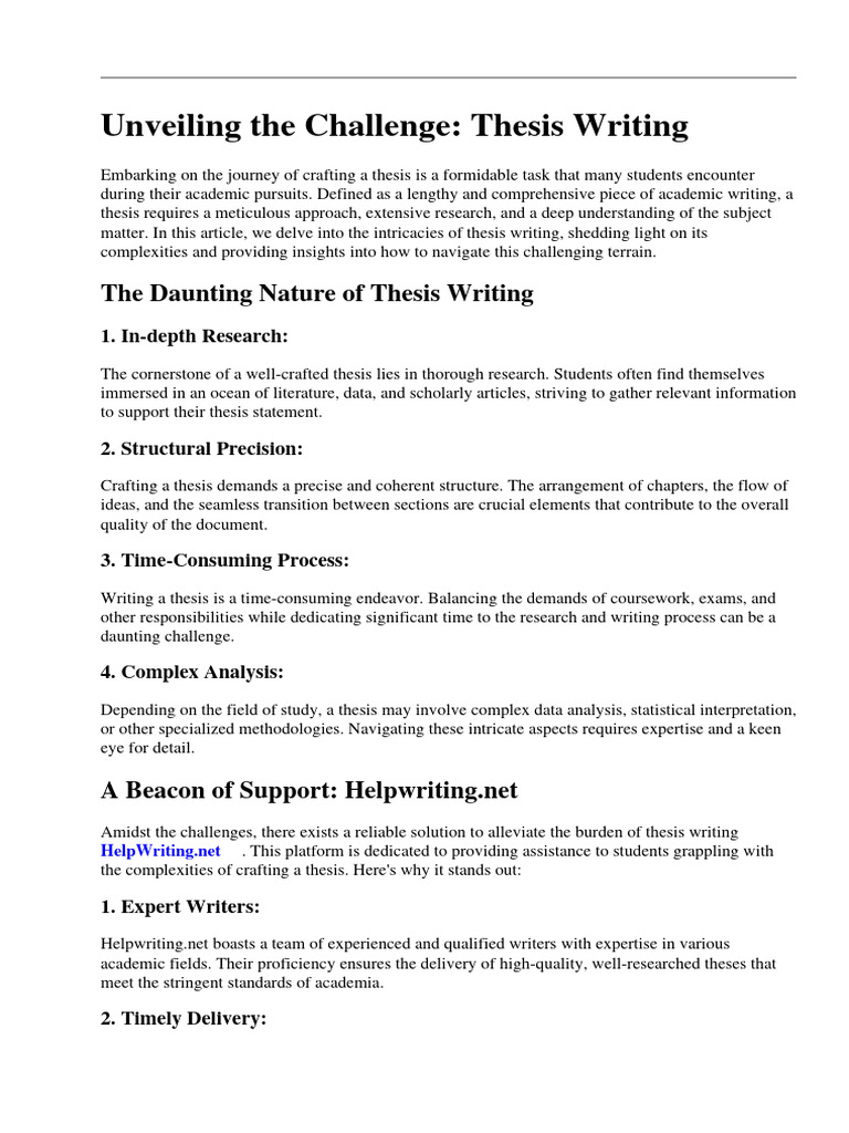 Thesis Definition and Examples | PDF | Essays | Thesis