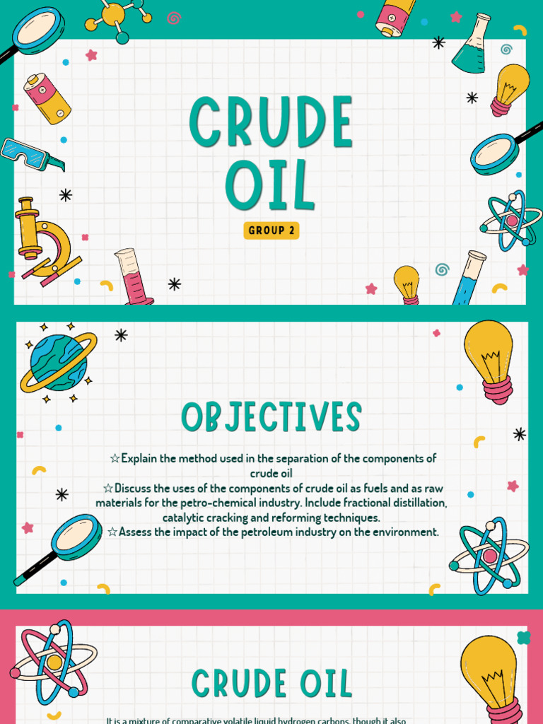 Crude Oil Presentation - Chemistry 243 | PDF | Petroleum | Cracking ...