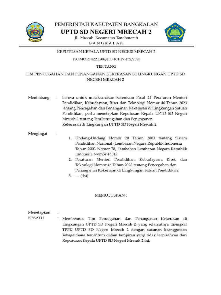 SK TPPK 2023 | PDF