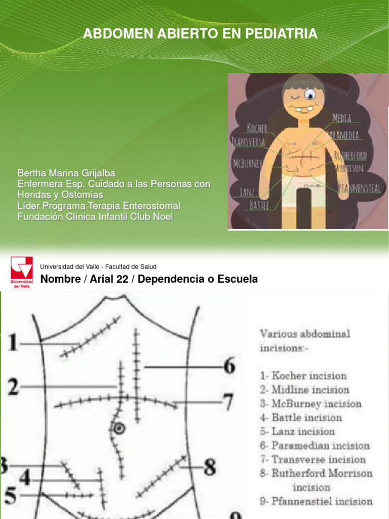 Abdomen Abierto en Pediatria | PDF | Septicemia | Abdomen