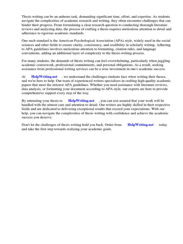 Thesis Guidelines Apa | PDF | Thesis | Apa Style Thesis Guidelines Apa | PDF | Thesis | Apa Style
