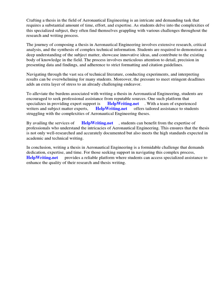 Thesis Aeronautical Engineering | PDF | Engineering | Aerodynamics
